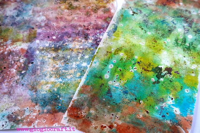 GiogioCraft: Video Tutorial: Gel Printed jewels with Coffee and Talc Powder