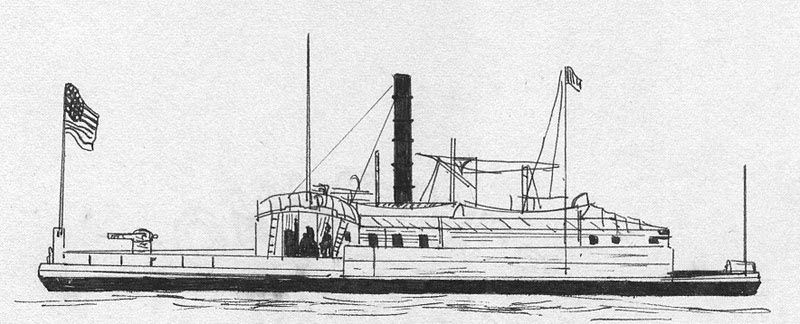 WARSHIPSRESEARCH: American side wheel paddle steam gunboat USS ...