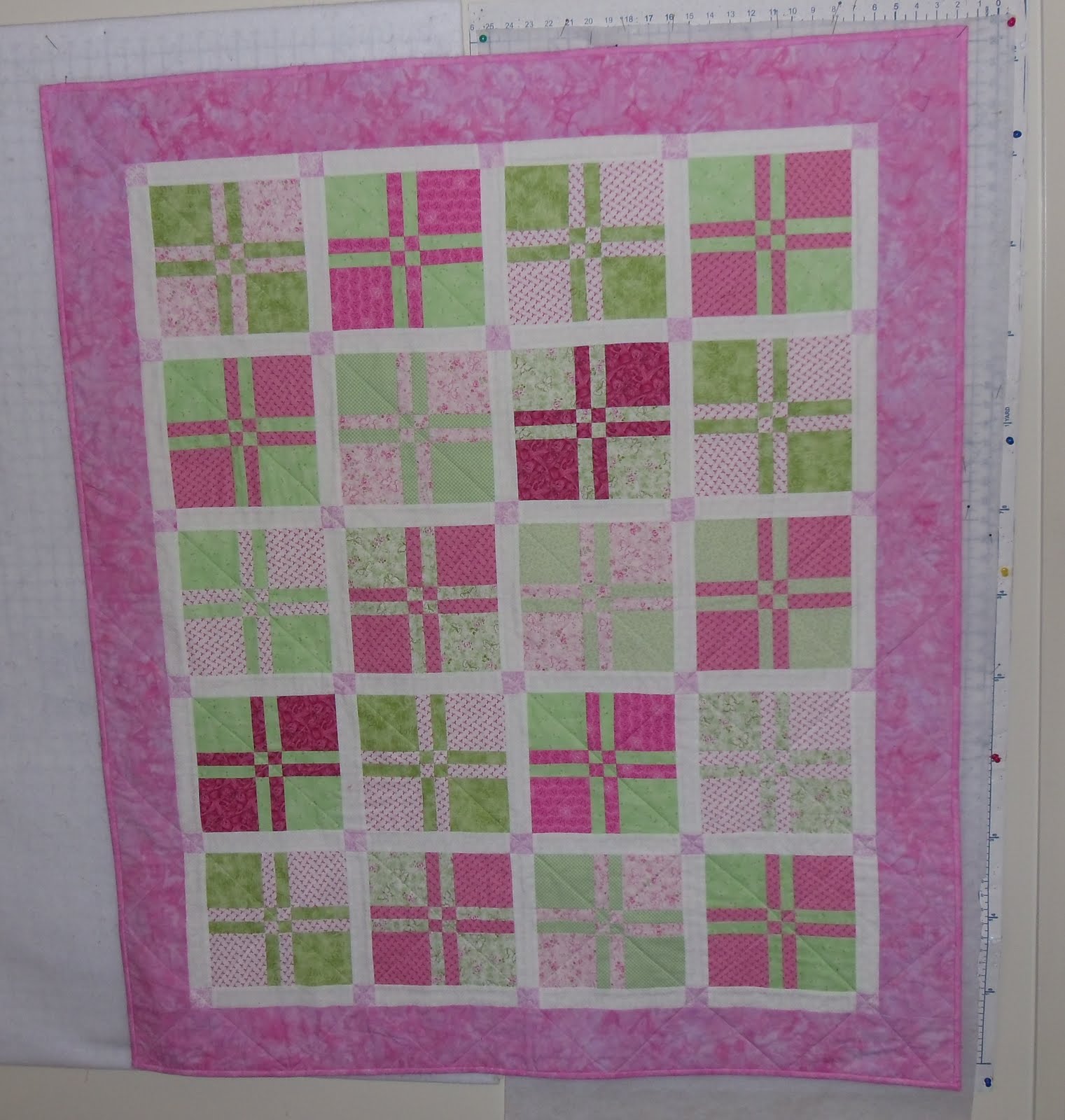 Bits and Pieces plus one: The Cancer Quilt.