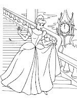FUN & LEARN : Free worksheets for kid: Cinderella Coloring Pages