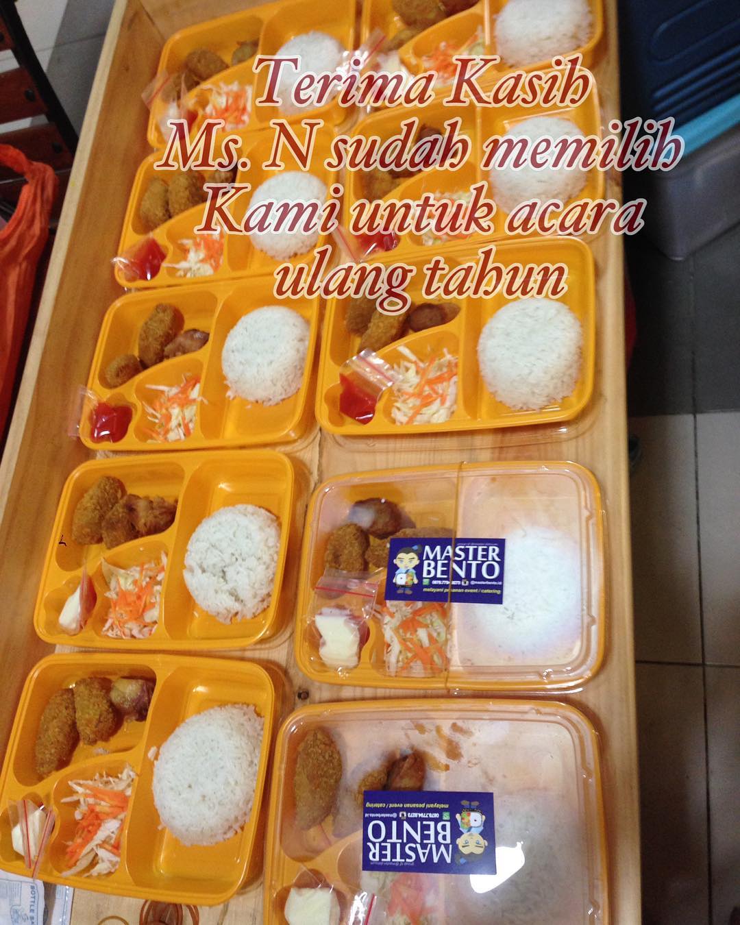 MASTER BENTO: Catering Ulang Tahun Bento Box Ms. Neysa ( Fresh Market ...