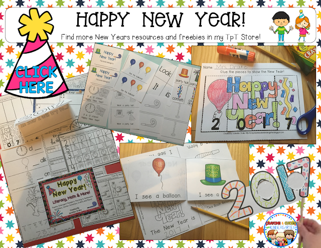 Crayons & Cuties In Kindergarten: New Year FREEBIE...And Some Magical ...