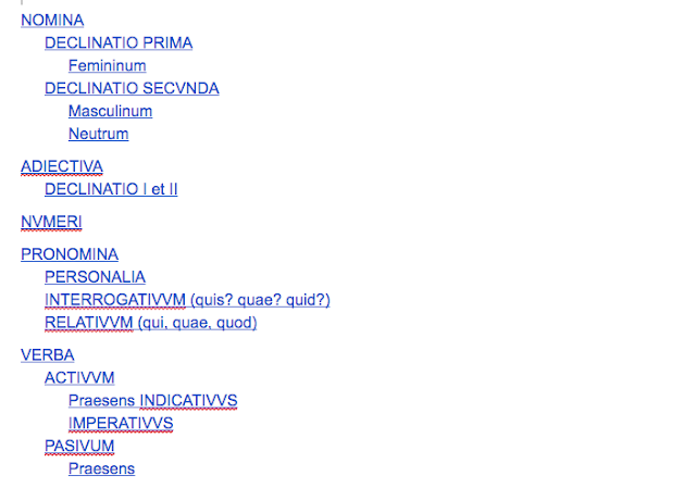 EURICLEA: LATÍN 4: UN POCO DE "GRAMMATICA"... AHORA QUE YA VAMOS ...
