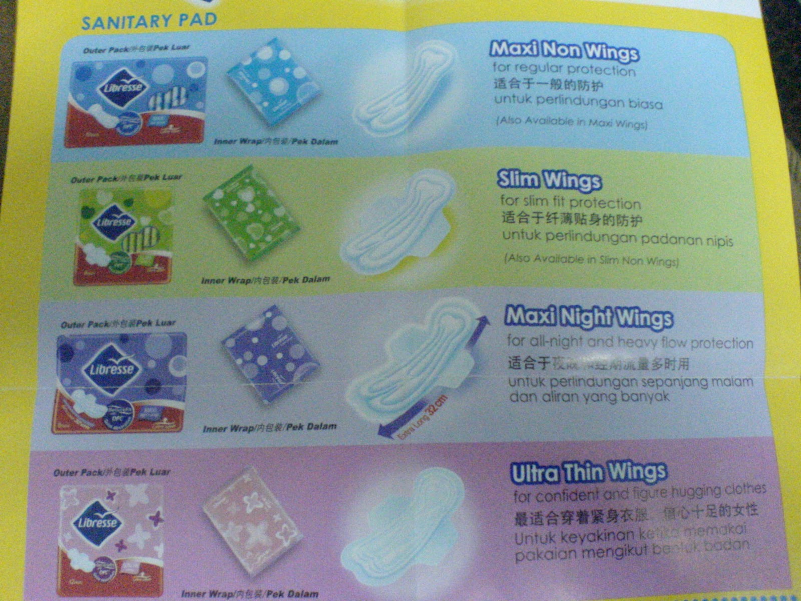 Free Samples; Libresse - Pad & Pantyliner ~ A Beginning Of Life