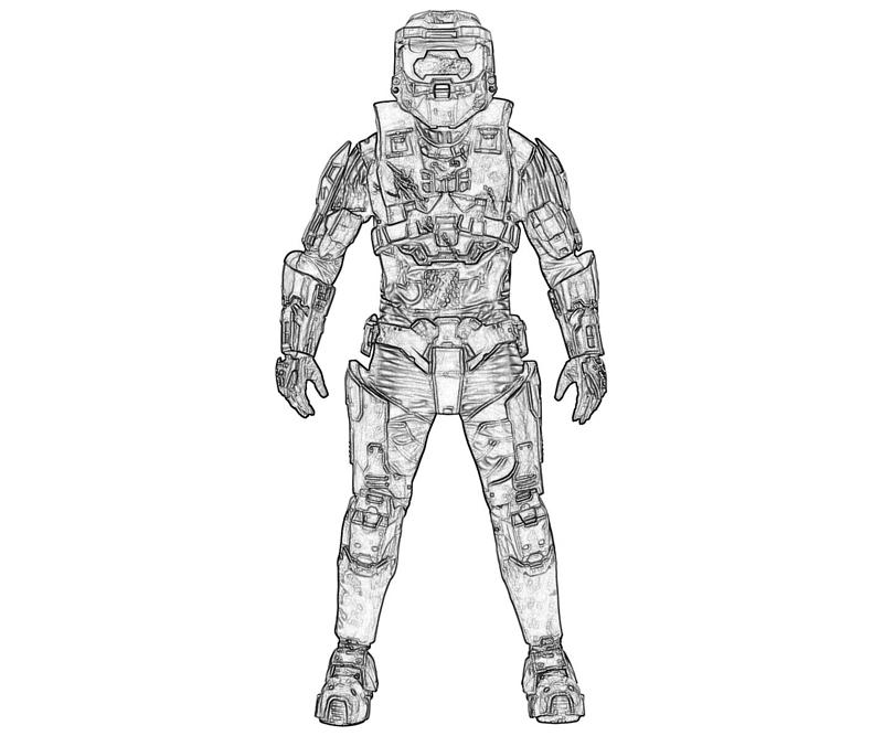 Halo Odst Coloring Pages