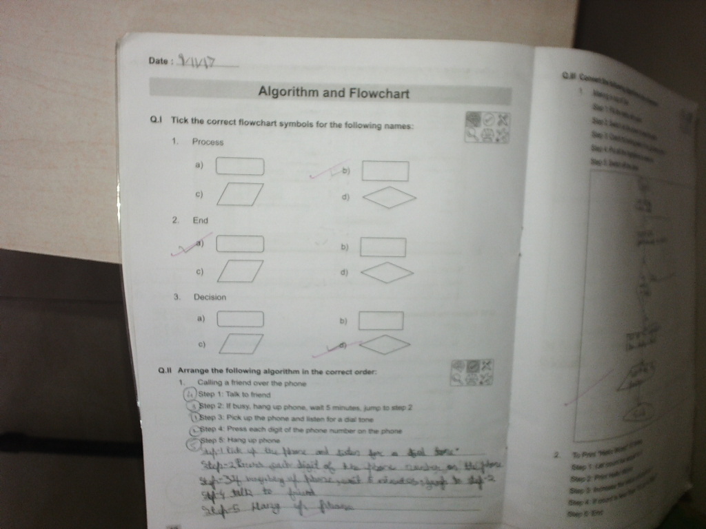 Computer - Algorithm and Flowchart