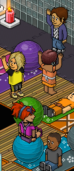 Coleção - Spa e Relax | Banco de imagens do Habbo Hotel - Acervo