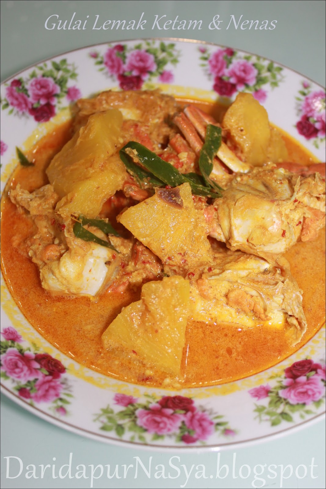 Dari Dapur NaSya: Gulai Lemak Ketam & Nenas
