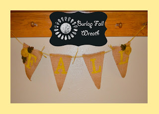 Burlap Fall Banner - Mommiedom