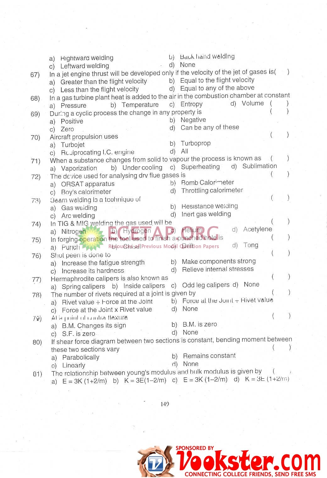 ECETAP - 2016, Previous, Model Papers, Question Papers EEE,ECE,SCE ...