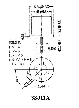 Radio Experimenter's Blog: 【部品】3SJ11A NEC