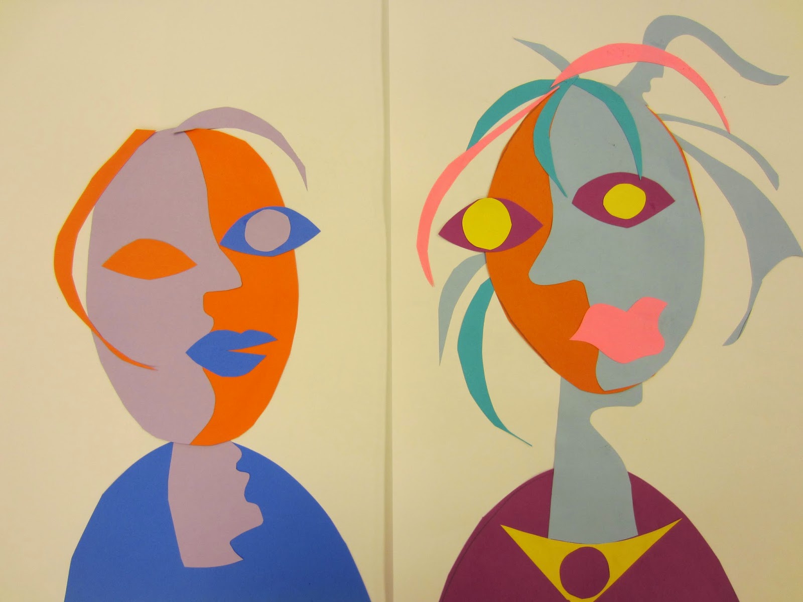 Art to the Moon & Back: Paper Picasso Portraits