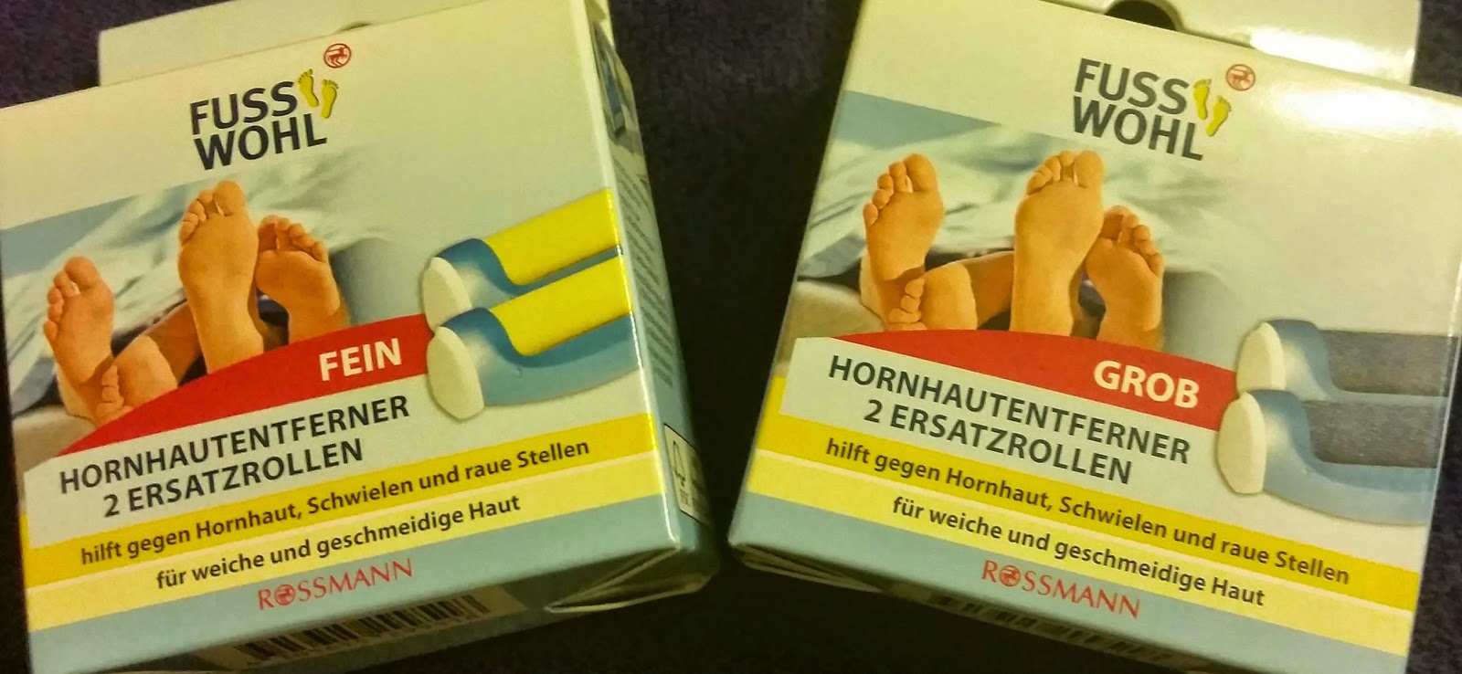 Rossmann Fuss Wohl cietās ādas noņēmējs - Sievišķība... Make Up Angel