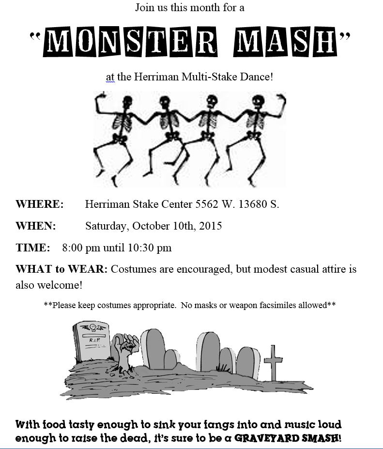 Herriman Multi-Stake Dances: October Dance