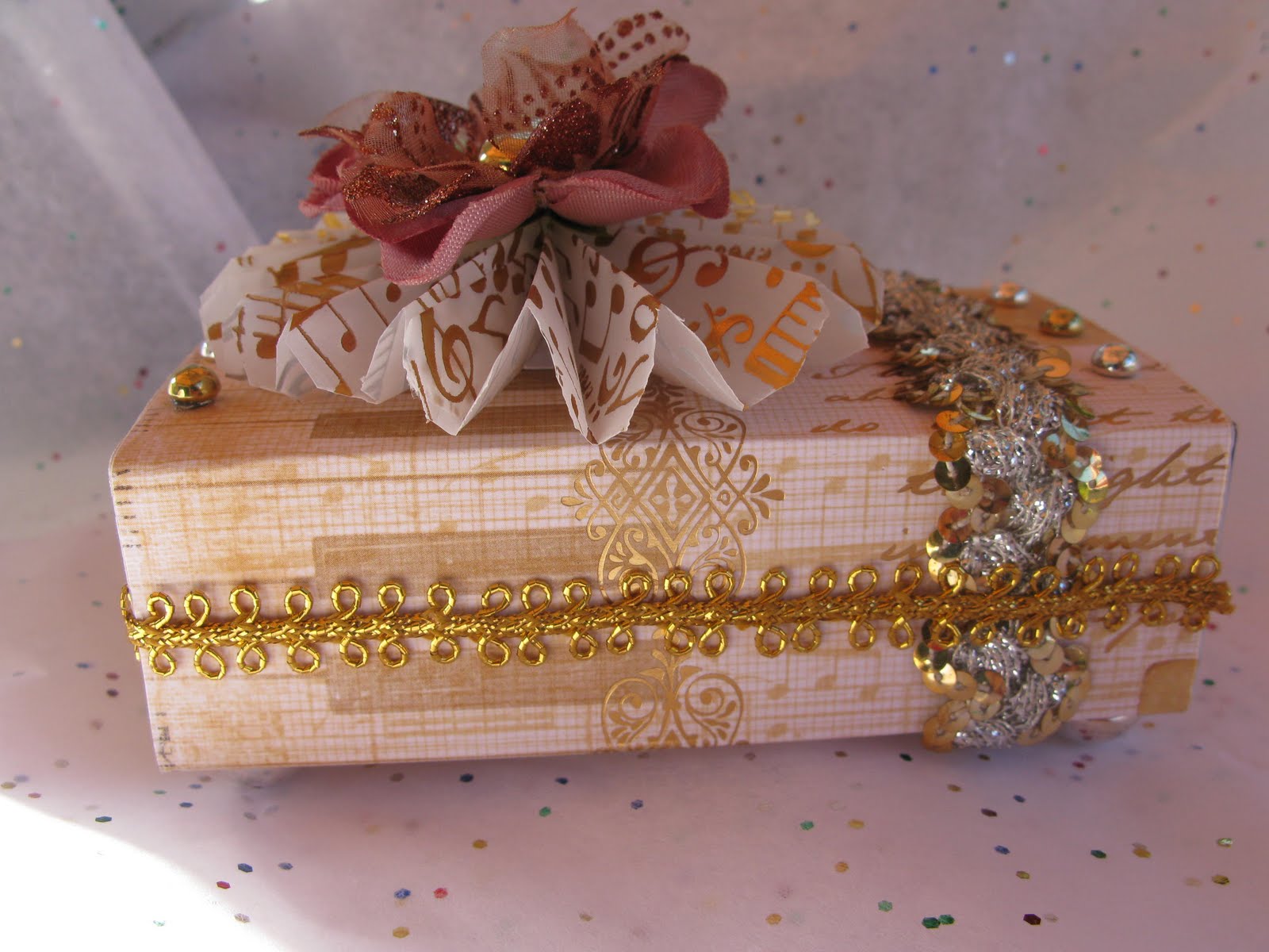 Martica Designs: Music Theme Altered Matchbox