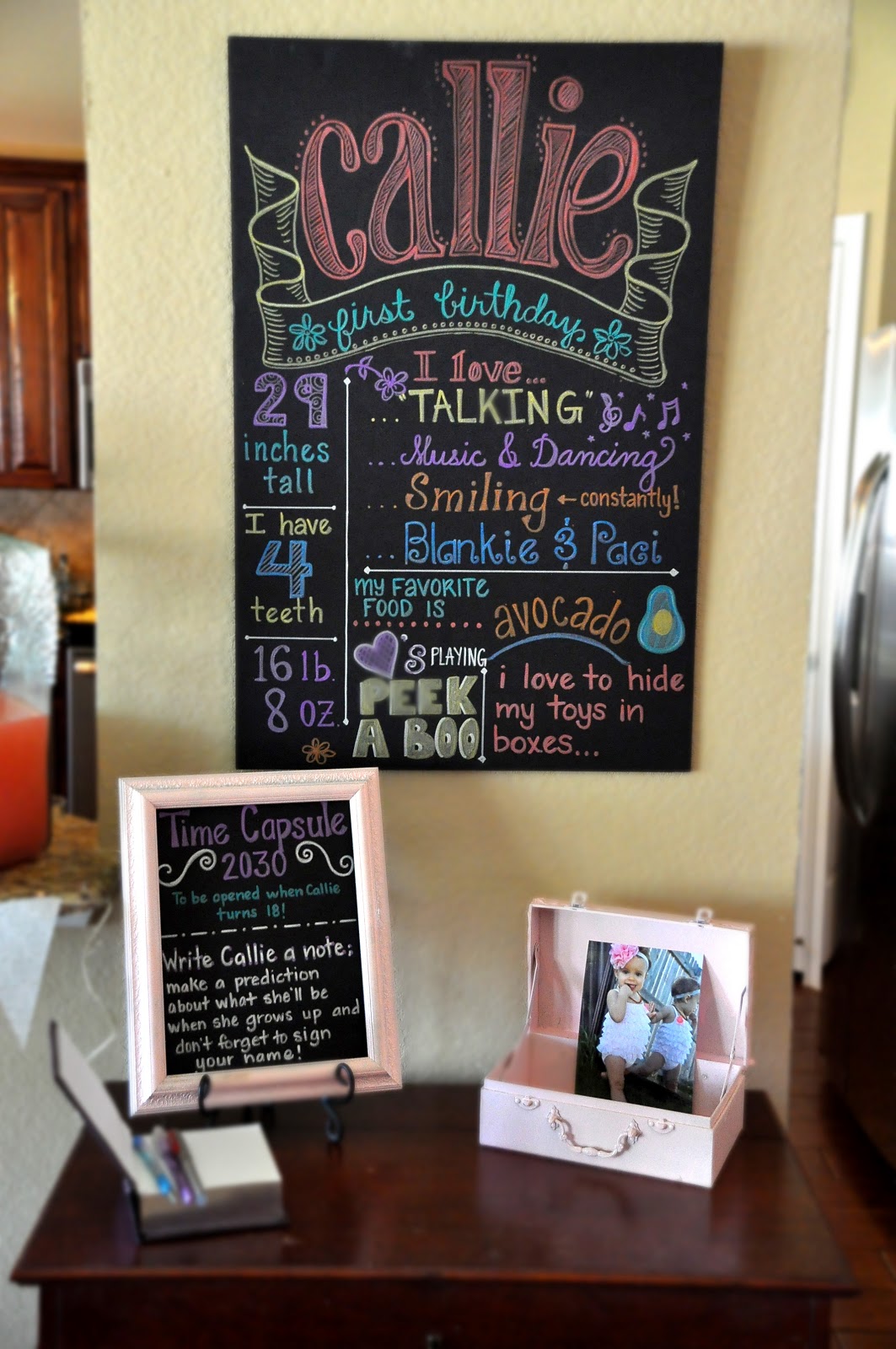 Keeping Up With The Morgans: Callie's Pink & Chalkboard Extravaganza