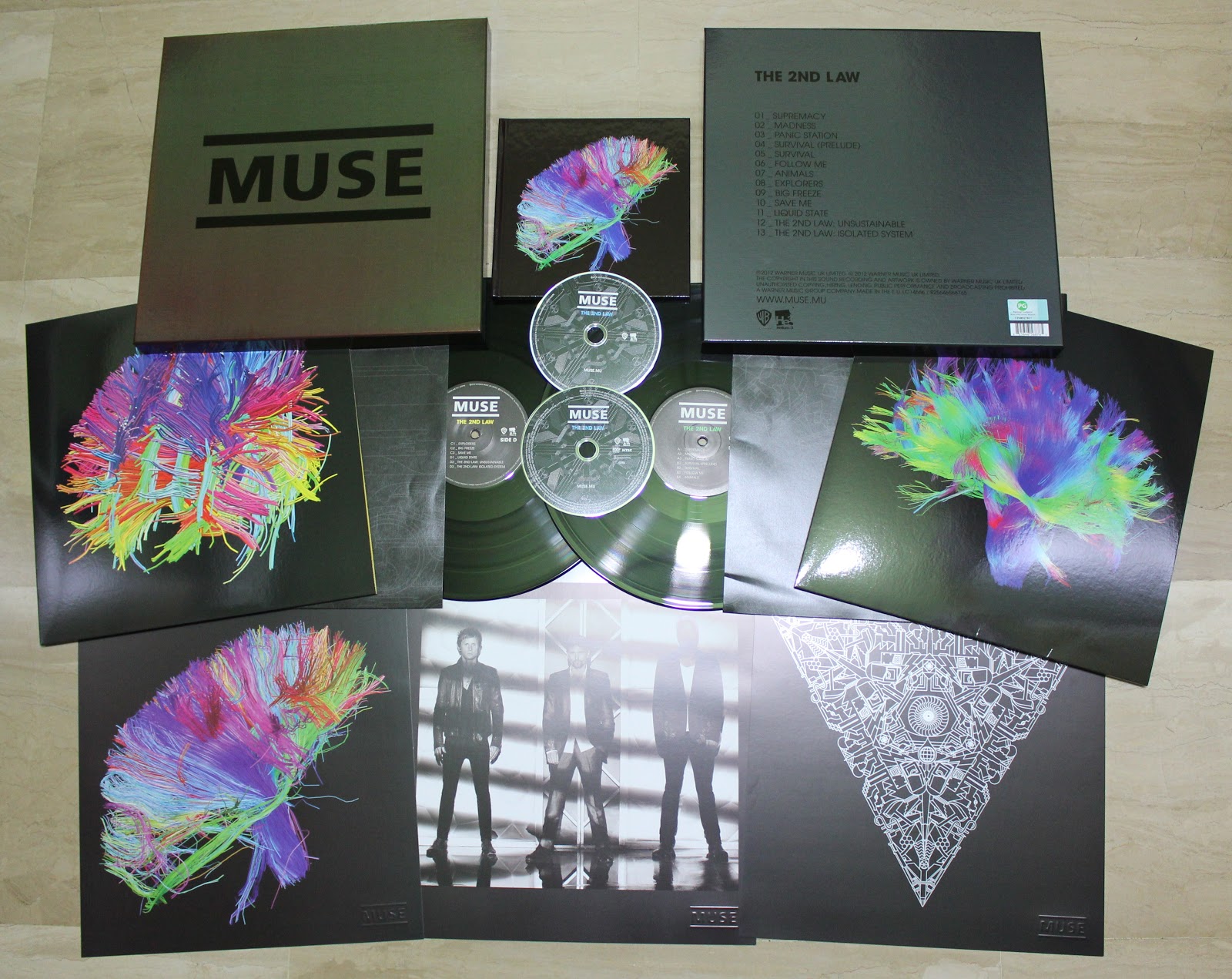 The Second Law Deluxe Box Set - Muse : r/VinylArtwork