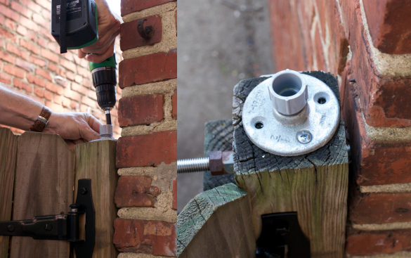 Training our Wisteria: DIY PVC Pipe Garden Arbor | 17 Apart