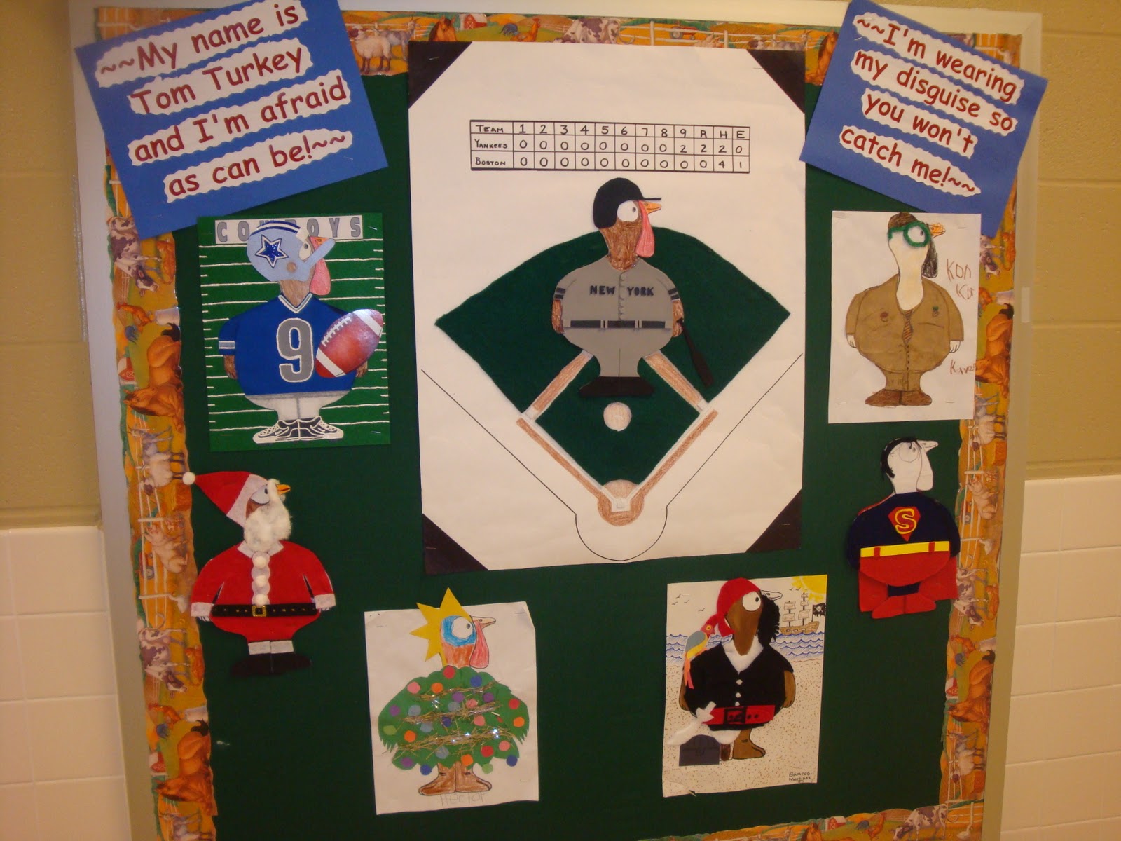 PreK--Preschool Ideas from Noey: Turkeys hiding