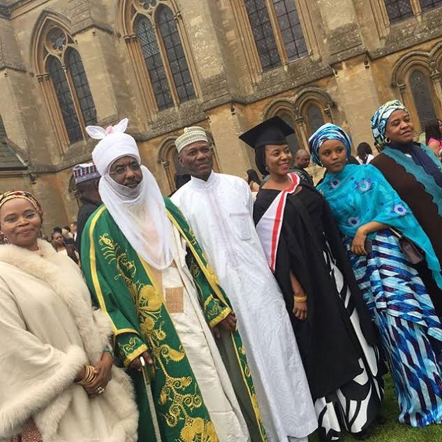 Photos: Ooni of Ife, Emir of Kano & his 3 wives at the Emir's daughter ...