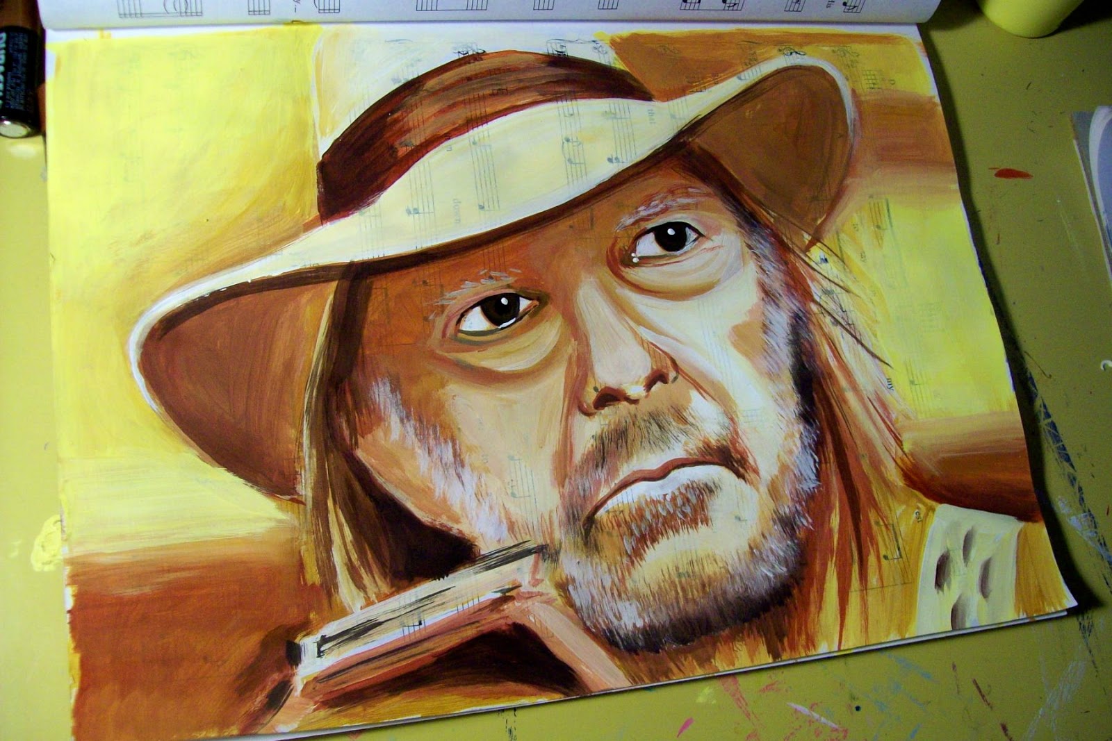journal illustrations and musings: art heals - and so does Neil Young