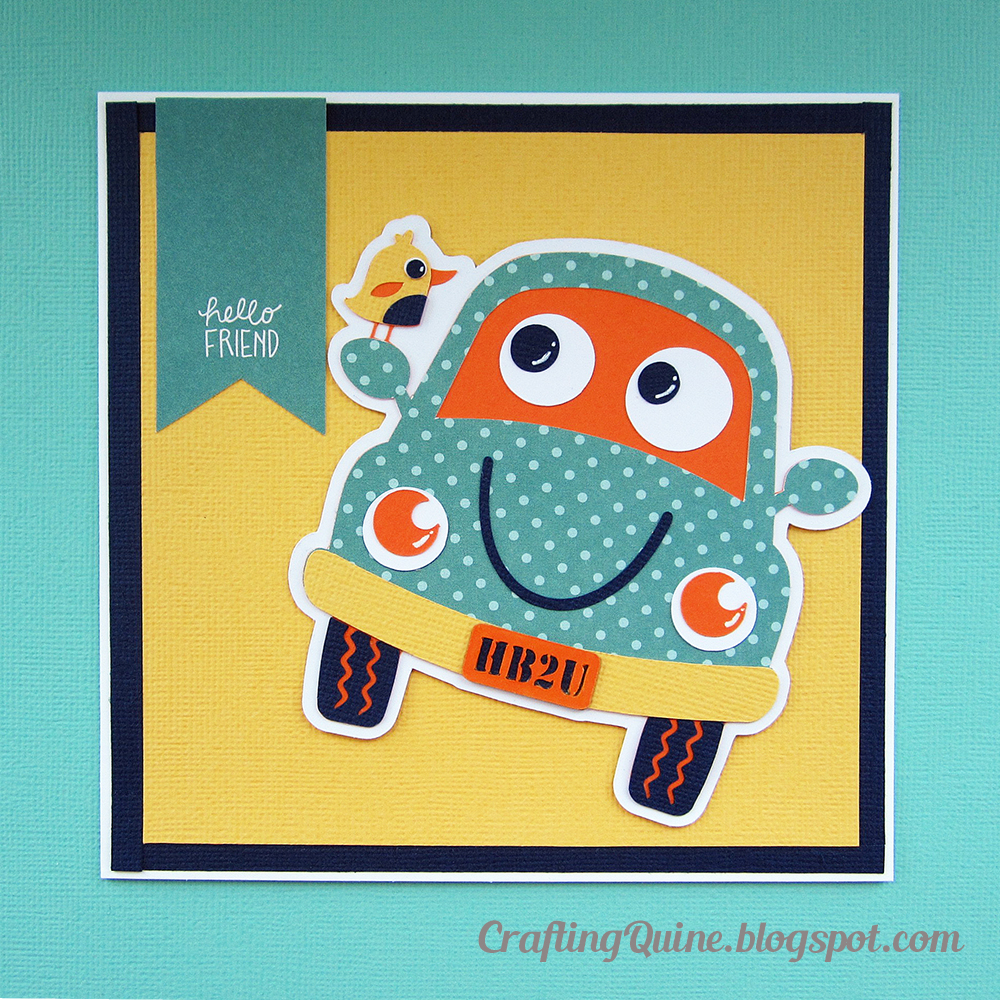 Crafting Quine: Three Cards from One Car