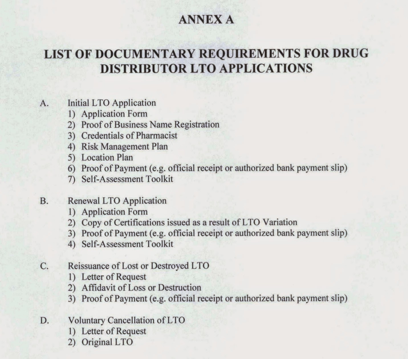 Philippine FDA New Requirements for the Licensing of Drug Distributors ...