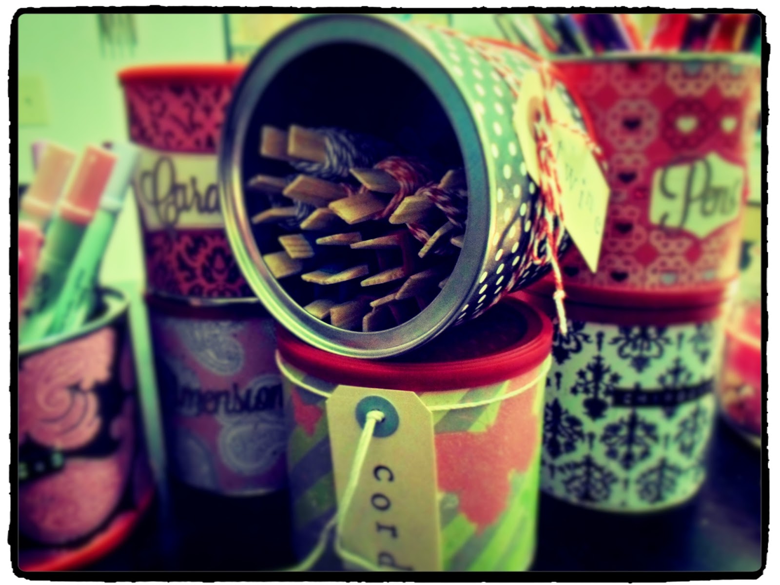 A Crafty Island Girl: Reuse Project: Crafty Organization