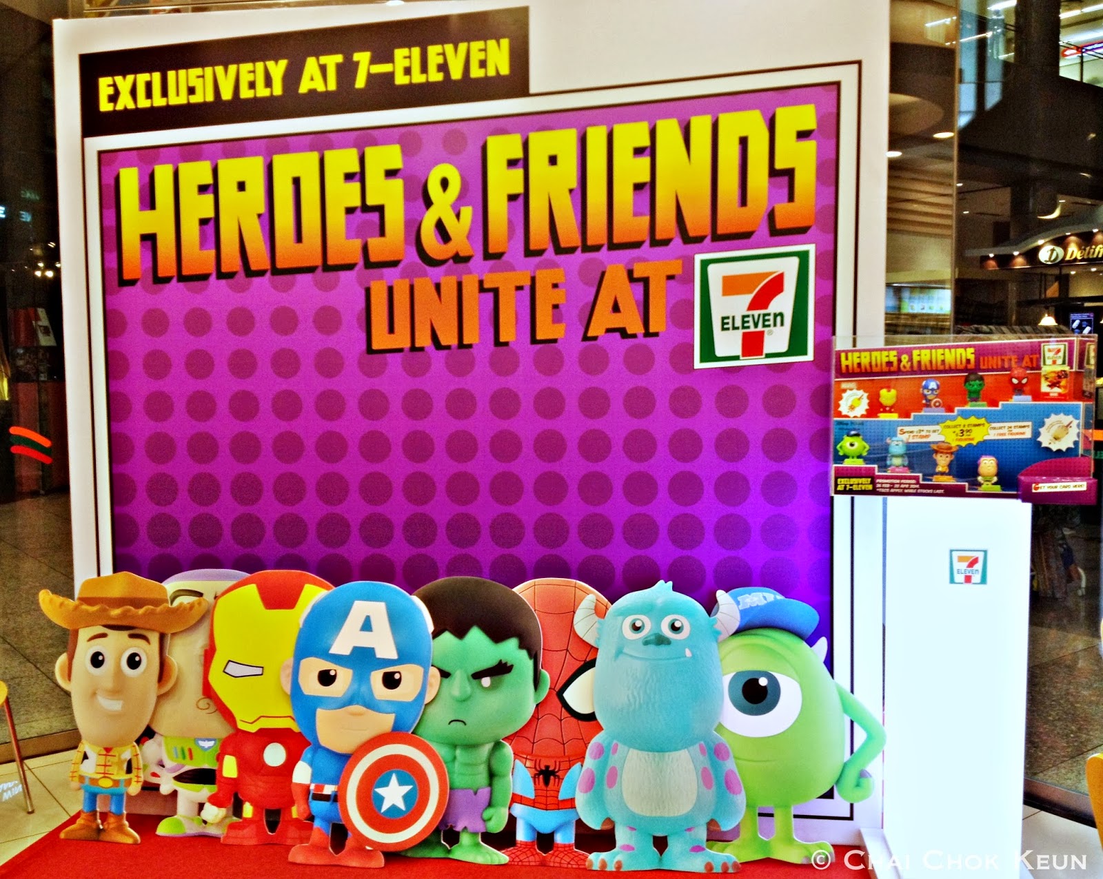 7-Eleven Marvel heroes and Disney Pixar characters figurines — Hpility SG