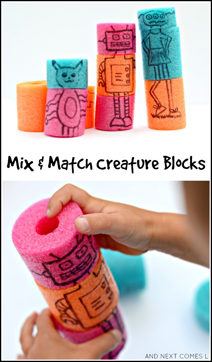 Mix & Match Creature Blocks | And Next Comes L - Hyperlexia Resources