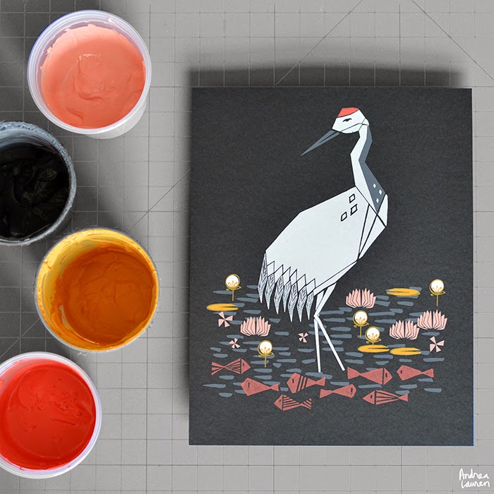 Ink Print Repeat by Andrea Lauren: July 2014