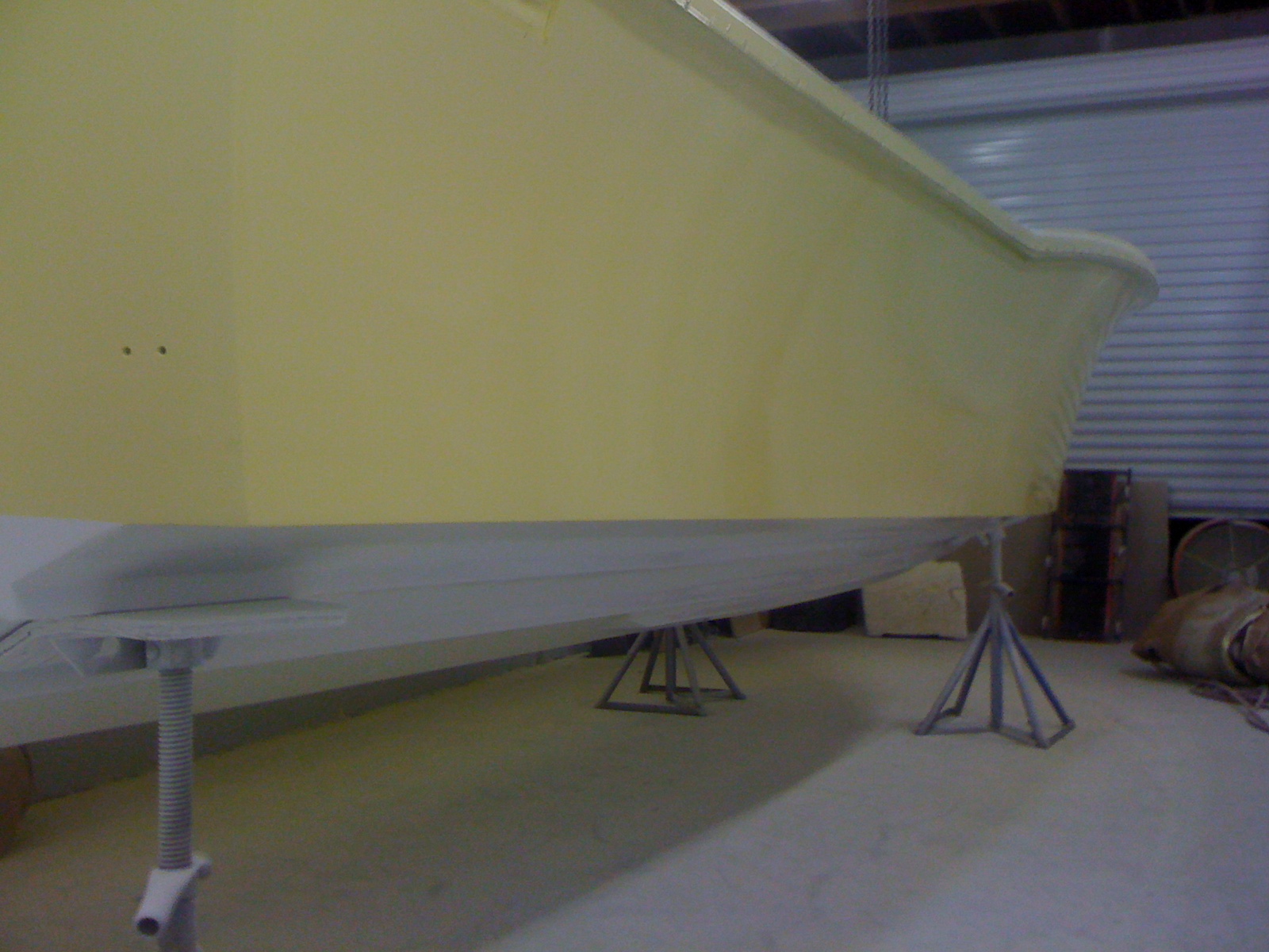 1981 23' Fish Nautique Restoration: Fighting Lady Yellow......