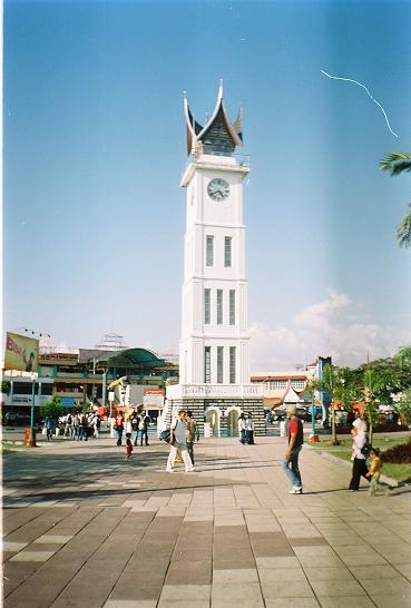 'Jam Gadang' Tower, the Tower of Pride Society Padang, West Sumatra ...