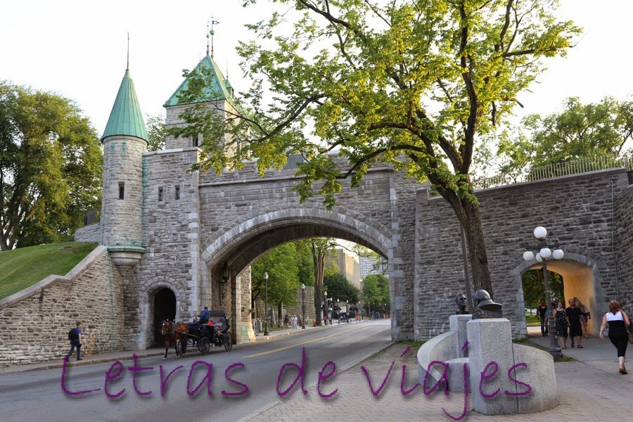 Letras de viajes: Canadá - Ville de Québec - Haute Ville - Porte de ...