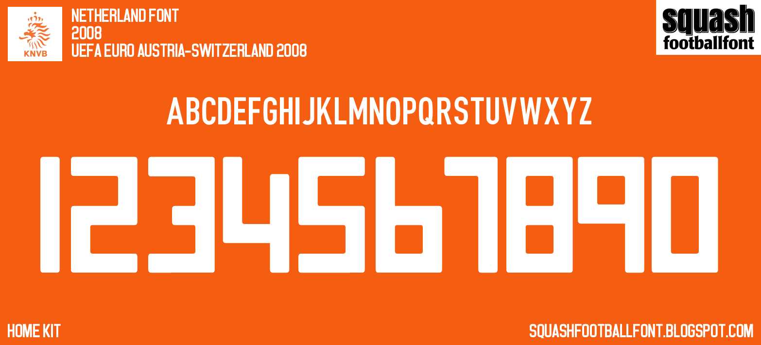 SFF: Netherland Euro 2008 Font