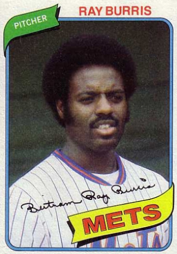 1980 Topps Baseball: #364 Ray Burris