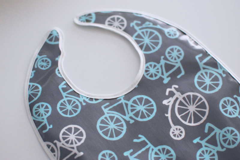 you + me: inspired by pinterest week: oilcloth baby bib