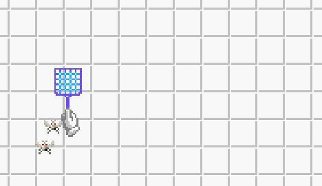 Bits, Bytes and a Neophyte: Mario Paint, level one of Fly Swatter
