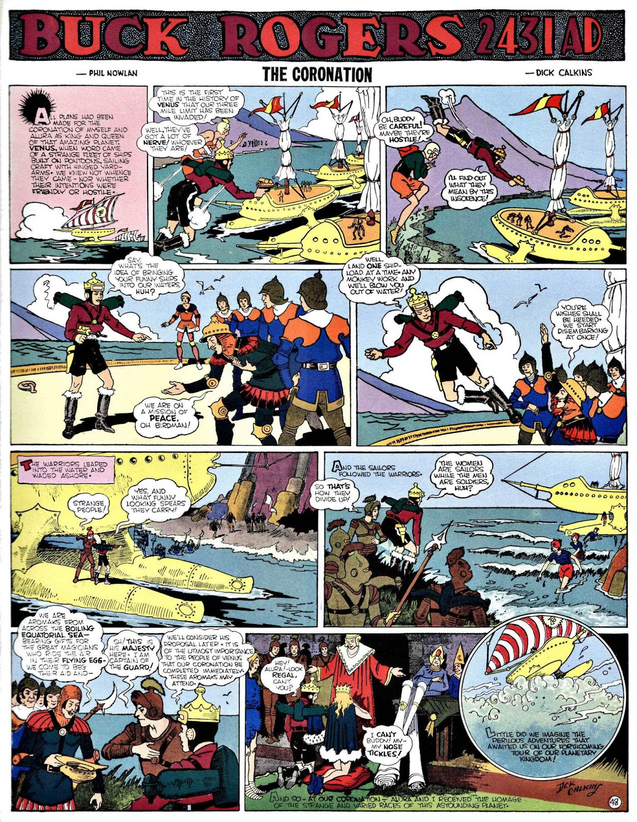 Hairy Green Eyeball 3: BUCK ROGERS — Sunday comic strips 1931 Hairy Green Eyeball 3: BUCK ROGERS — Sunday comic strips 1931