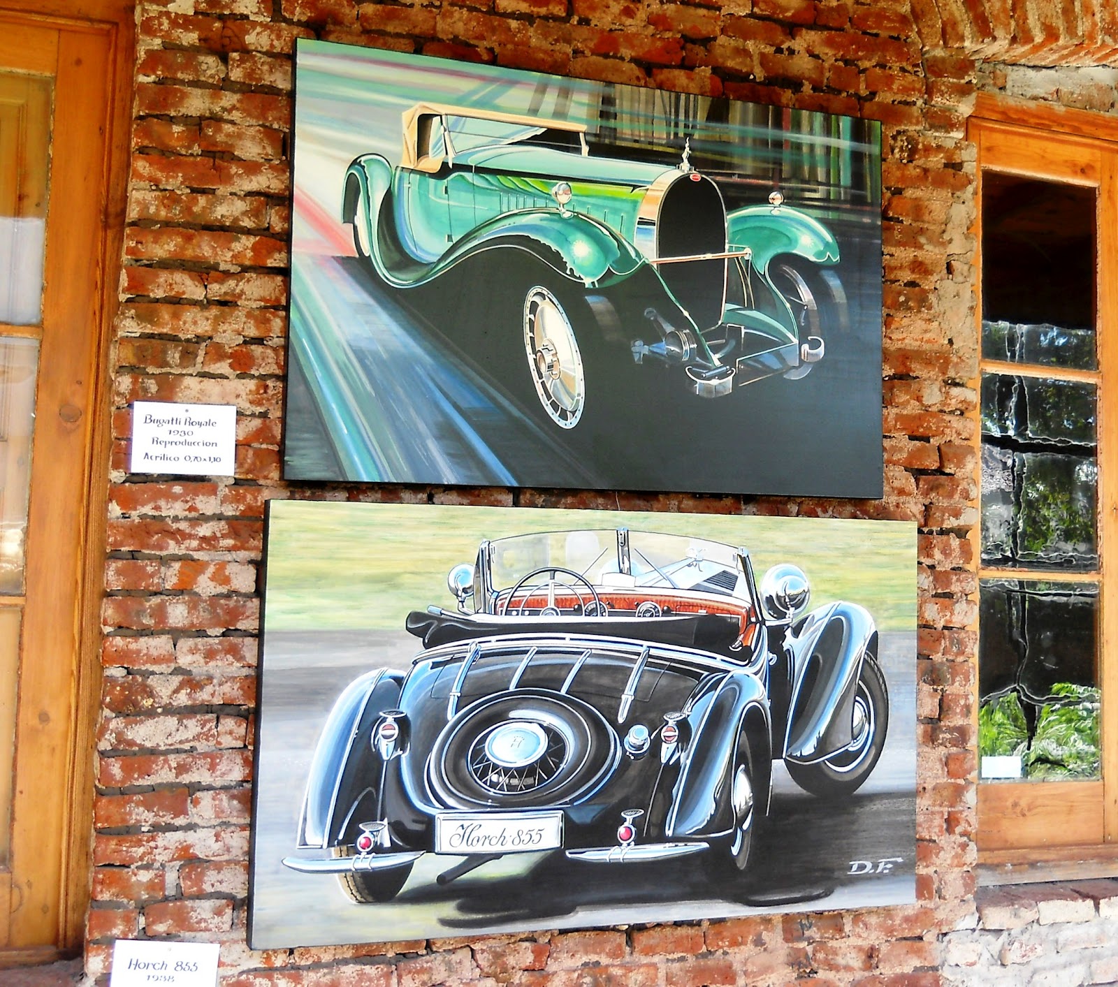 autos a escala y arte realista: Muestra Autos & Arte