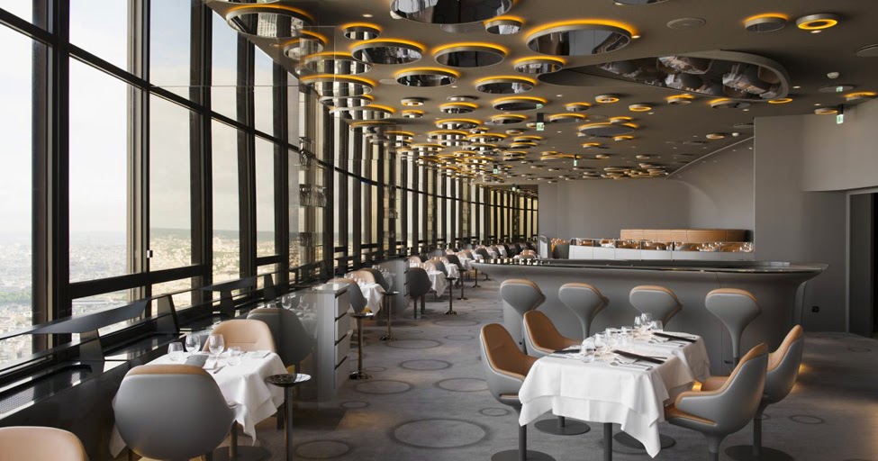 The restaurant Ciel de Paris on the 56th floor