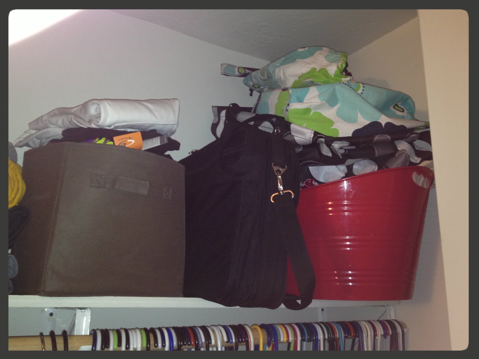 creative life designs: Master bedroom closet: A state of disaster