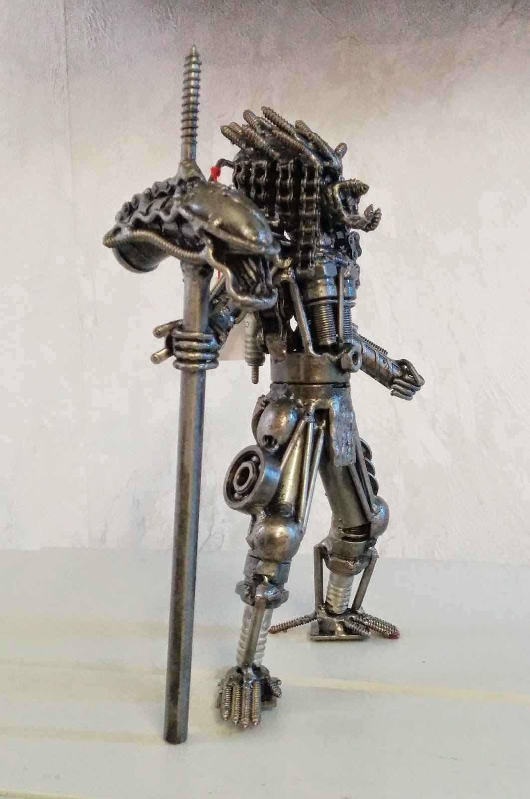 Metallkunst & Design: Predator Filmfigur Klein