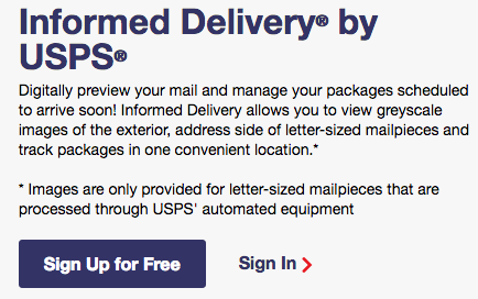 Sign-Up For USPS Informed Delivery. It's FREE! | A Very Sweet Blog