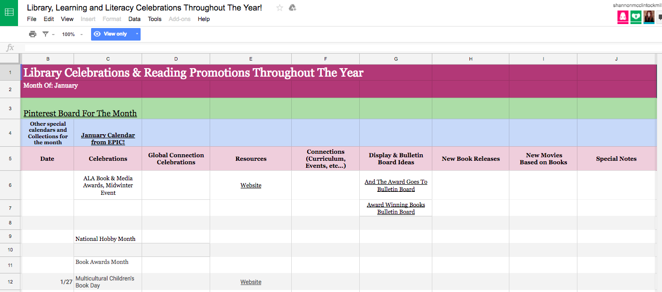 The Library Voice: Our January Library, Learning and Literacy ...