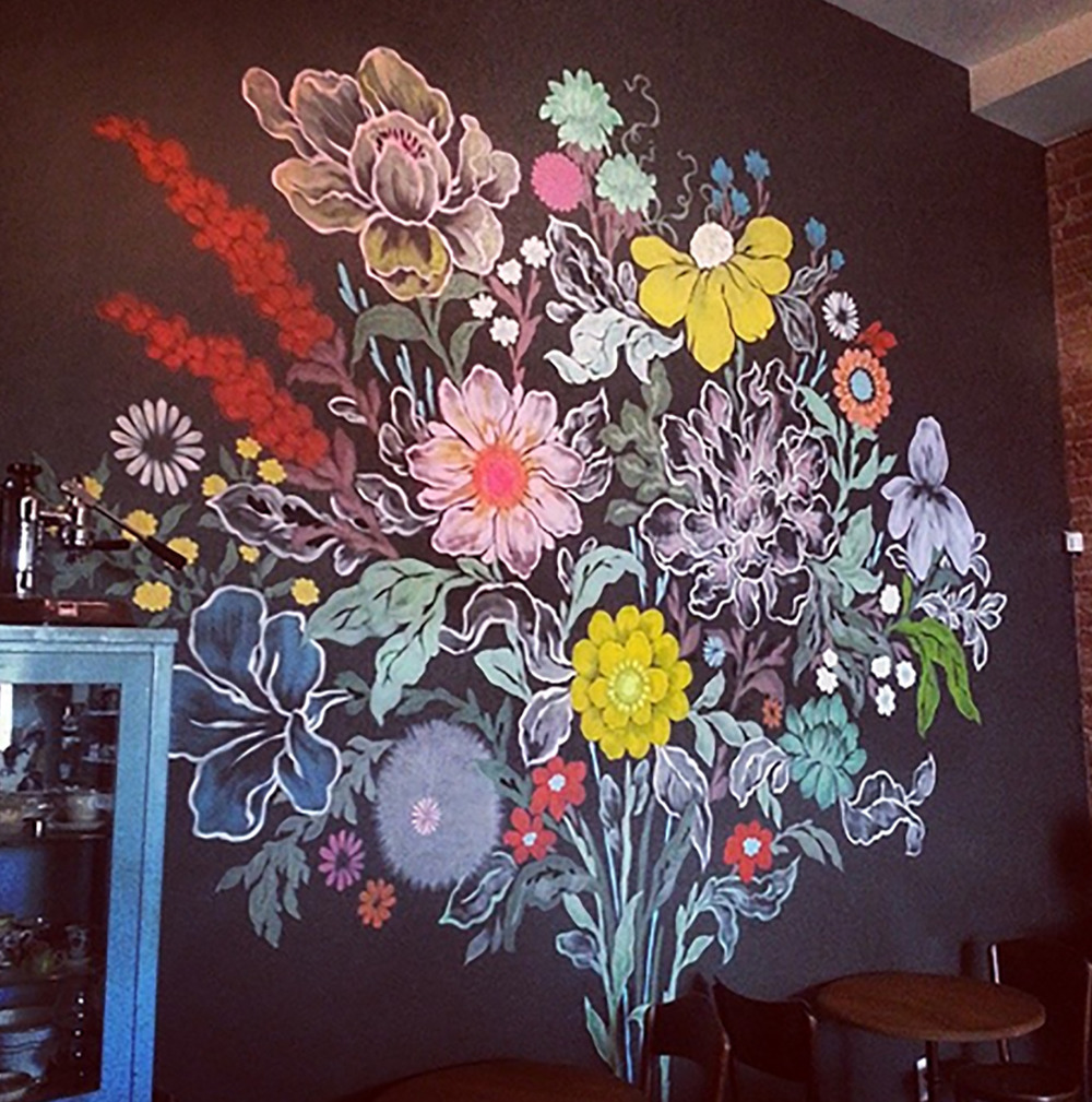 Lukis Dinding Bunga Exotic dan Menawan | GRIYA LUKIS MURAL DINDING