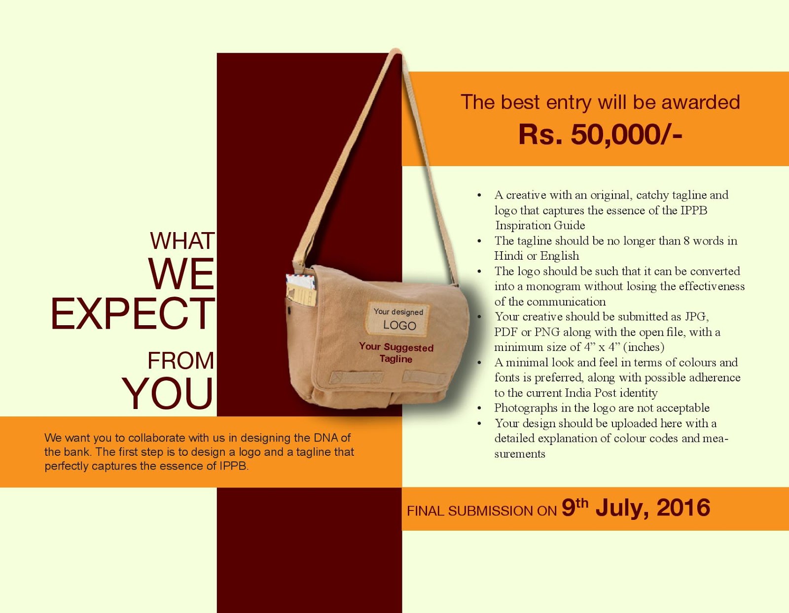 Bonala Kondal: Logo Design and Tagline Competition for India Post ...