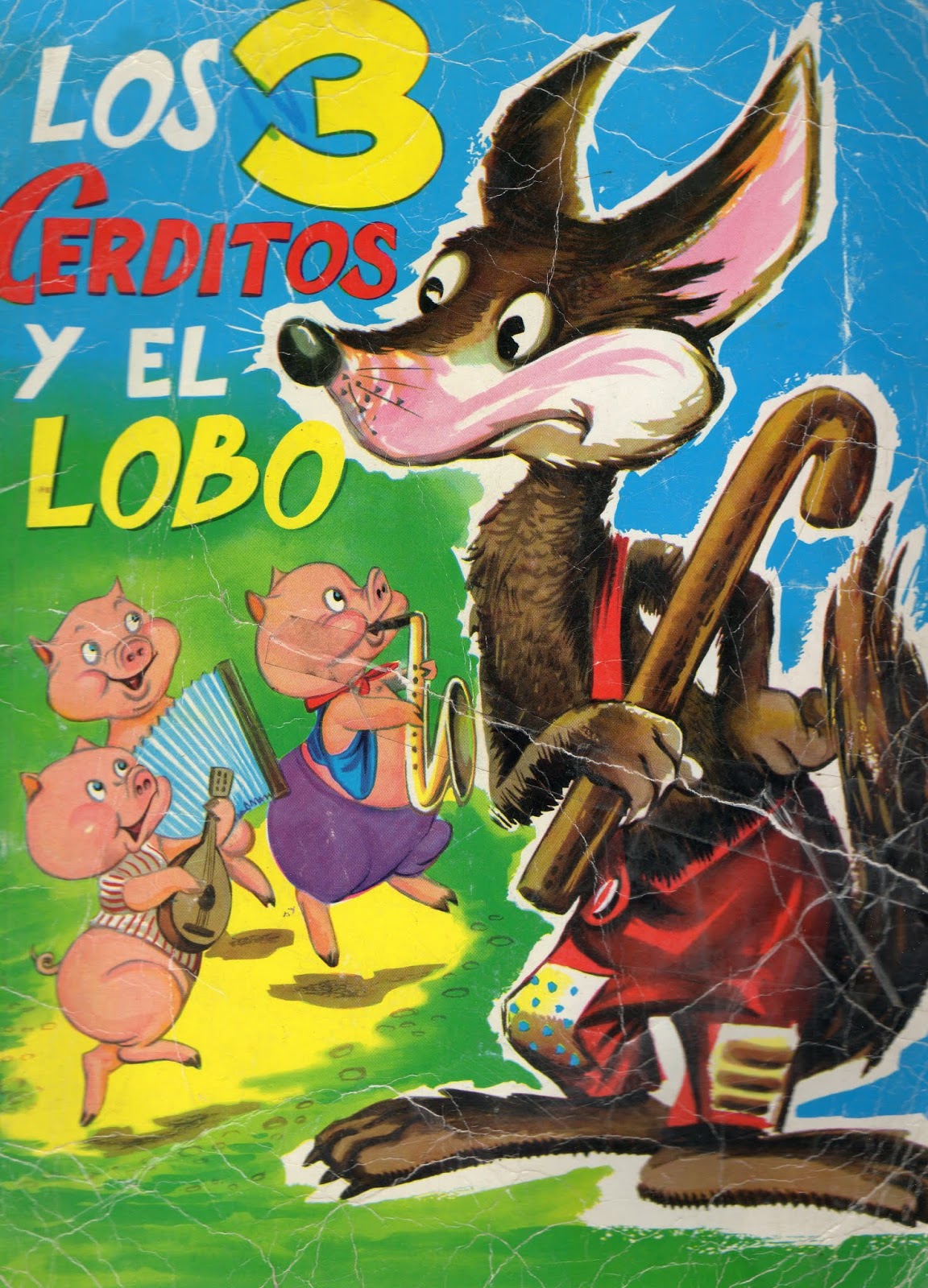 Cuentos Comics: Cuento Los 3 cerditos y el lobo
