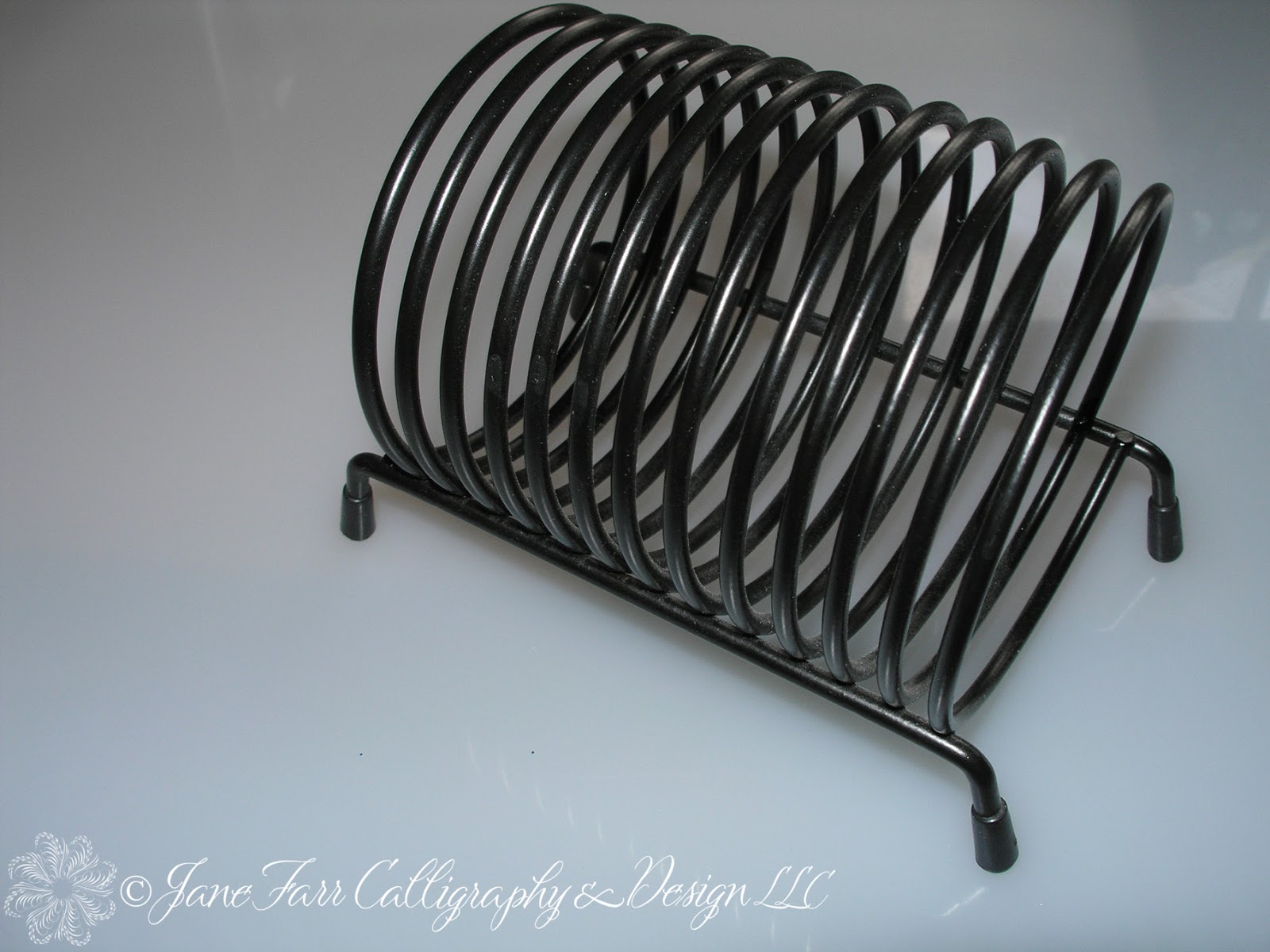 A Place To Flourish: Calligraphy Flourish Friday - Envelope Drying Racks