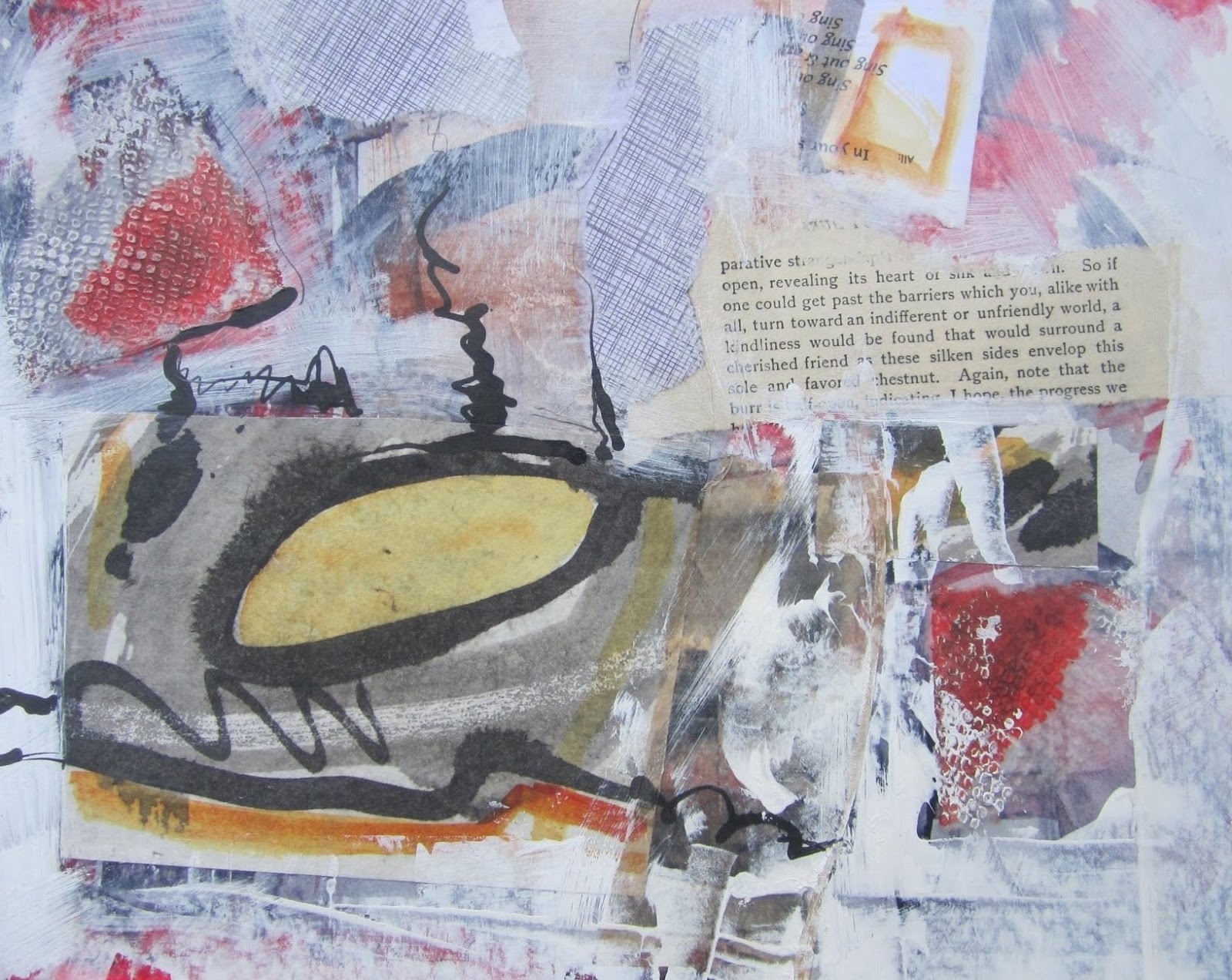 Art Life Now: Playing With Ink and Collage, Jane Davies Style